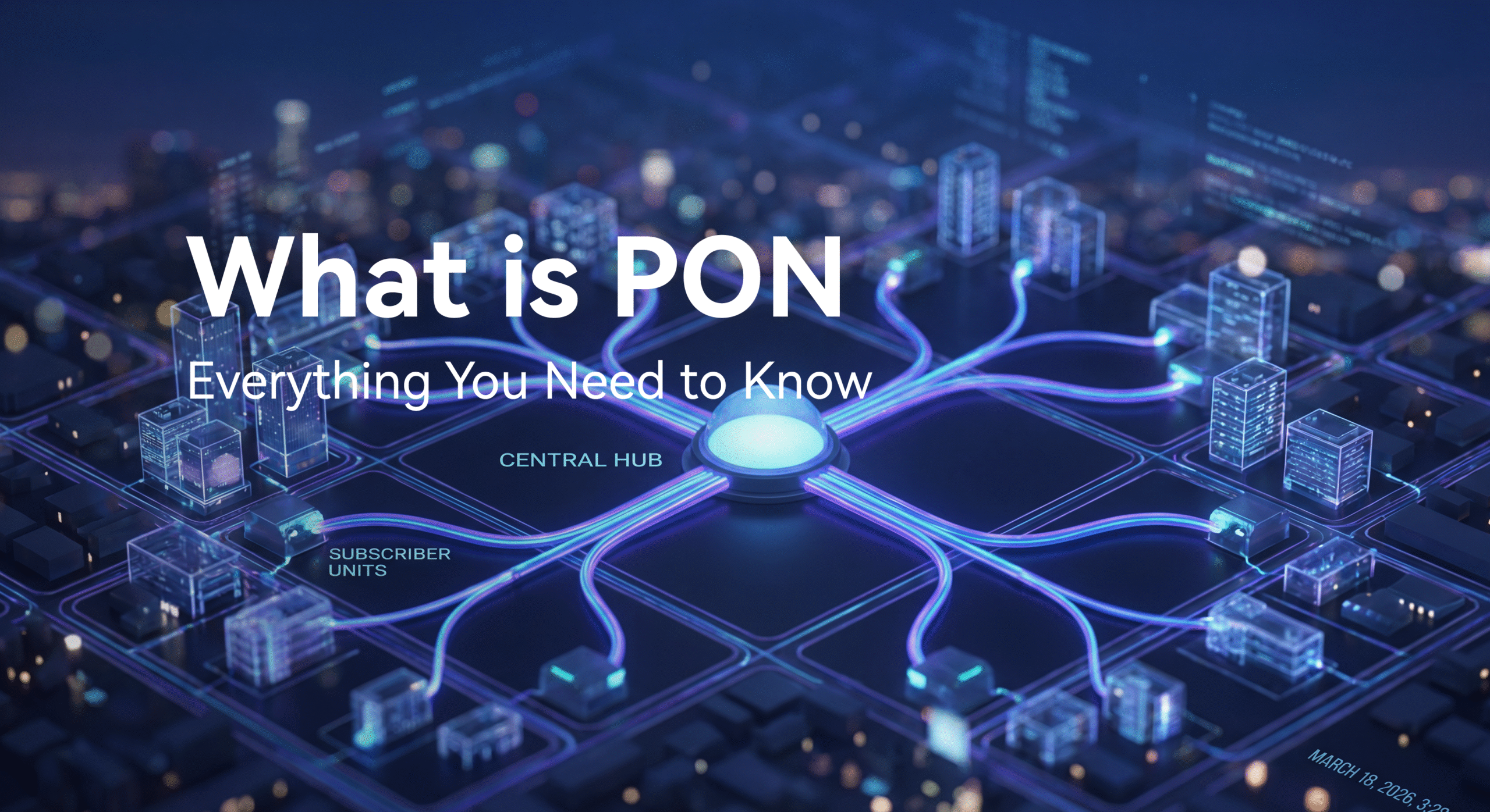 What is PON: Everything You Need to Know - AscentOptics Blog