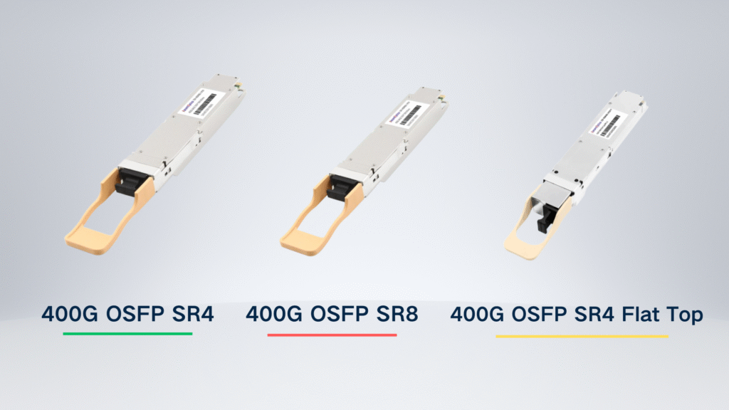 探索 400G OSFP 收发器的世界：类型、连接和光学 - AscentOptics 博客